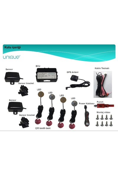 Unique Bg 201 Kör Nokta Uyarı Sistemi