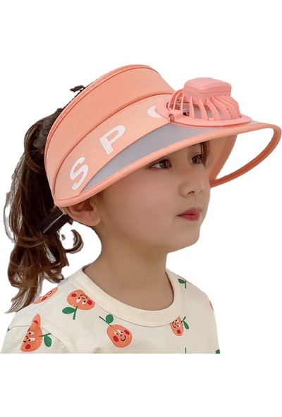 Lovehome Çocuk Güneş Koruyuculu Şapka - Turuncu (Yurt Dışından)