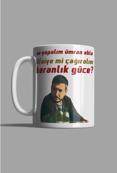 Bahf Mug - Gibi Yılmaz Dark Lorda Itfaiye Seramik Kupa Bardak