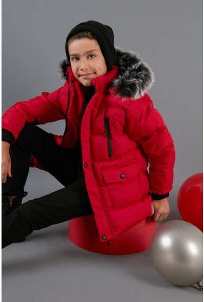 Lela Içi Peluş Astarlı Çıkarılabilir Kapüşonlu Cepli Kışlık Mont Erkek Çocuk Mont 5760022 Lela Içi Peluş Astarlı Çıkarılabilir Kapüşonlu Cepli Kışlık Mont Erkek Çocuk Mont 5760022