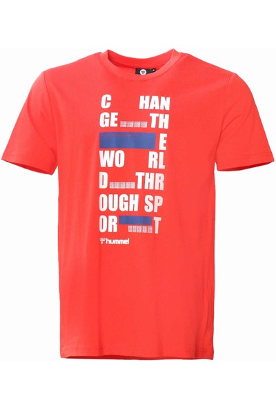Hummel Balder Erkek Tişört Kırmızı 911562-1027 S - Kırmızı Hummel Balder Erkek Tişört Kırmızı 911562-1027 S - Kırmızı
