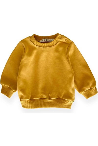 Cigit Basıc Sweat 0-3 Yaş Koyu Hardal