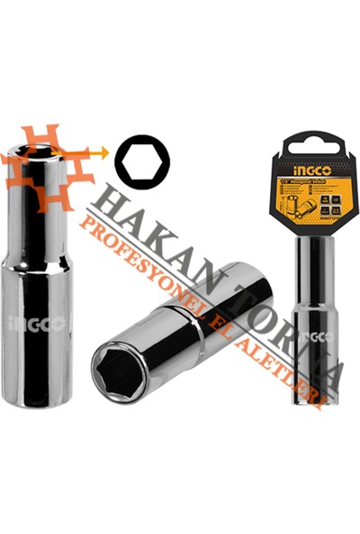 Ingco 16 mm 1/2 Uzun Lokma ( Tekne ) Ingco 16 mm 1/2 Uzun Lokma ( Tekne )