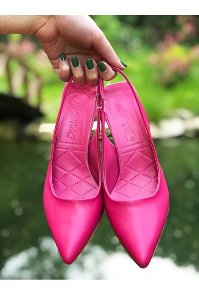 Bade Design Kadın Fuşya Stiletto Topuklu Ayakkabı Bade Design Kadın Fuşya Stiletto Topuklu Ayakkabı