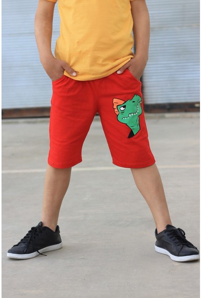 Çiggo Kids Minik Dinozor Baskılı Günlük Erkek Çocuk Trend Penye Şort Çiggo Kids Minik Dinozor Baskılı Günlük Erkek Çocuk Trend Penye Şort