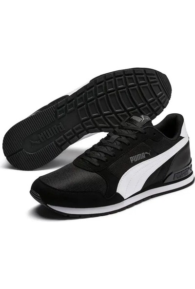 Puma St Runner V2 Mesh Erkek Siyah Spor Ayakkabı 366811-05 Puma St Runner V2 Mesh Erkek Siyah Spor Ayakkabı 366811-05