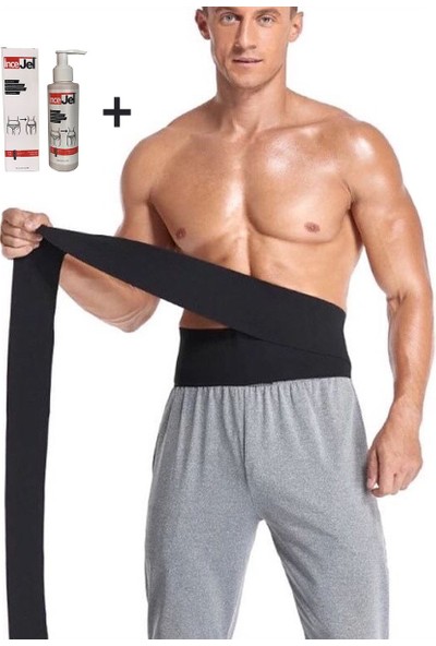 Ince Yaşam Tummy Wrap Bel Inceltici Lastik Erkek ve Inceltici Jel Standart Ince Yaşam Tummy Wrap Bel Inceltici Lastik Erkek ve Inceltici Jel Standart