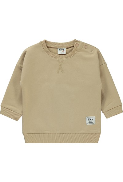 Civil Baby Erkek Bebek Sweatshirt 6-18 Ay Sütlü Kahve Civil Baby Erkek Bebek Sweatshirt 6-18 Ay Sütlü Kahve