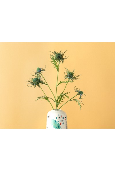 English Home Flower Tek Dal Yapay Çiçek 59 cm Mavi English Home Flower Tek Dal Yapay Çiçek 59 cm Mavi