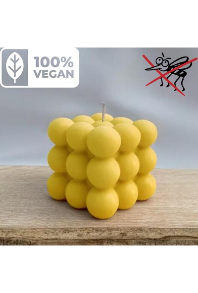 Ant & Bee 2 Adet Sinek Kovan Bubble Mum Citronella Yağı Soya Wax Ant & Bee 2 Adet Sinek Kovan Bubble Mum Citronella Yağı Soya Wax