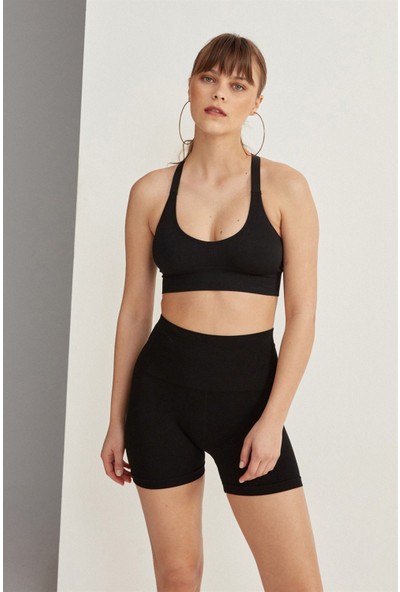 Mini Biker Tayt Siyah Mini Biker Tayt Siyah