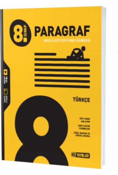 Hız Yayınları 8. Sınıf Türkçe Paragraf Soru Bankası Hız Yayınları 8. Sınıf Türkçe Paragraf Soru Bankası
