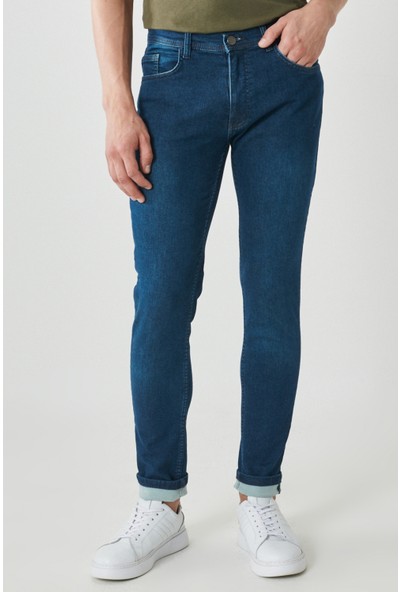 Ekstra Slim Fit Dar Kesim Esnek Jean Kot Pantolon Ekstra Slim Fit Dar Kesim Esnek Jean Kot Pantolon