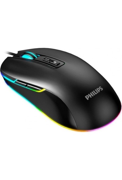 Dts Teknoloji Philips SPK9414 G414 Rgb 3600 Dpı Gaming Oyuncu Mouse 7 Tuş