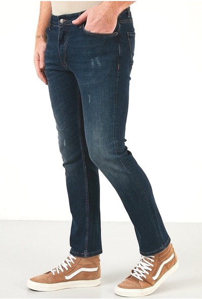 Teleferıc 5021 Erkek Regular Fit Dar Paça Kot Pantolon