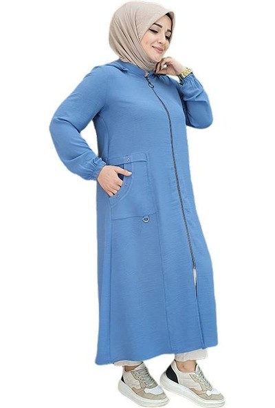 Pys Giyim Kadın Cepleri Kuş Gözü Detay Tesetür Kap