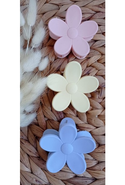 Ilkyaz Aksesuar 3lü Soft Papatya Mandal Set