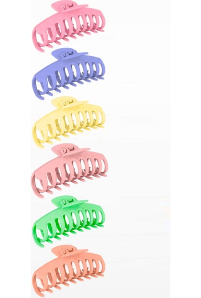 Ilkyaz Aksesuar 6'lı Pastel Mandal Set