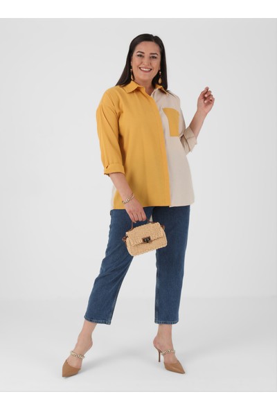 Alia Garnili Tunik - Hardal Camel - Alia Alia Garnili Tunik - Hardal Camel - Alia