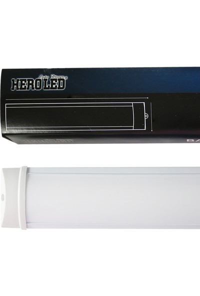 Hero Led 20 Watt 60 cm Ledli Yatay Bant Armatürü - 2'li Paket - Beyaz Işık Hero Led 20 Watt 60 cm Ledli Yatay Bant Armatürü - 2'li Paket - Beyaz Işık