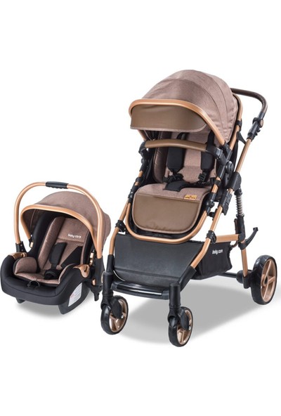 Baby Care BC-340 Bora Cross Travel Puset Gold/kahve ( N ) Baby Care BC-340 Bora Cross Travel Puset Gold/kahve ( N )