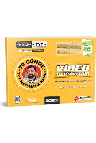 Mert Hoca 2023 70 Günde TYT Matematik Kampı Video Ders Kitabı Eko Mert Hoca 2023 70 Günde TYT Matematik Kampı Video Ders Kitabı Eko