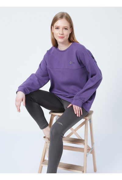 National Geographic Sweatshirt, Xl, Mor