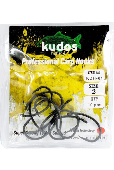 Aqua Kudos Sazan Için Boili Iğnesi 10 Adet -Boilie Carp Hook Aqua Kudos Sazan Için Boili Iğnesi 10 Adet -Boilie Carp Hook