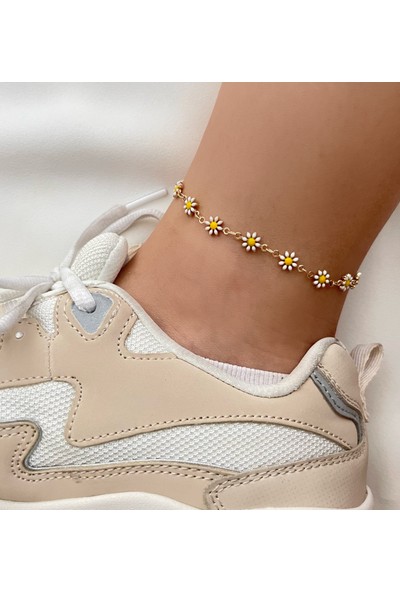 Kadın Papatya Desenli Halhal Kadın Papatya Desenli Halhal