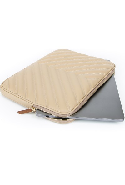 Nemo Bags Laptop Tablet V Kılıflı 14 Inç Macbook Huawei Evrak Çantası Suni Deri