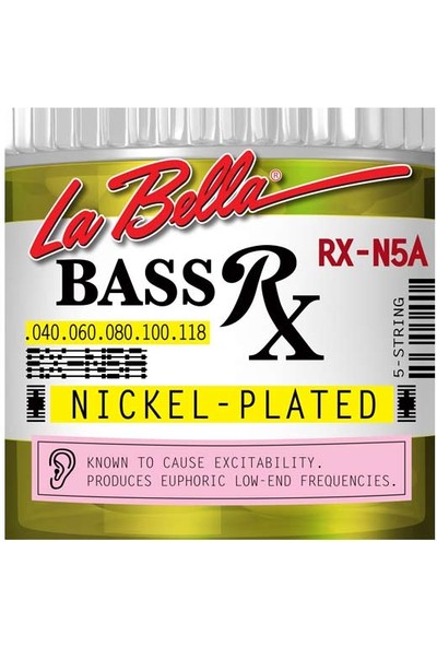 Strongart Gitar Aksesuar Bas Tel Labella 5 Telli RX-N5A 0,40 Strongart Gitar Aksesuar Bas Tel Labella 5 Telli RX-N5A 0,40