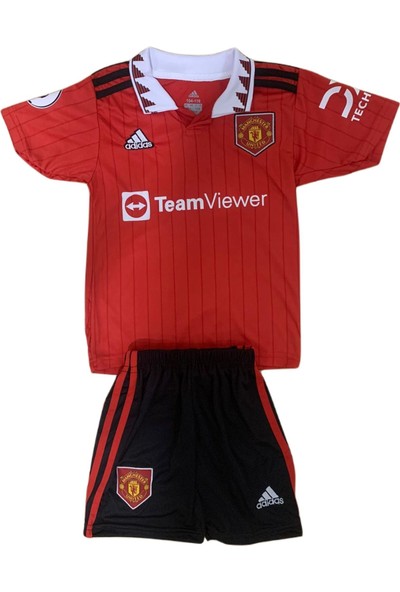 Manchester United Ronaldo 2023 Çocuk Şortlu Takım Yeni Sezon Forması