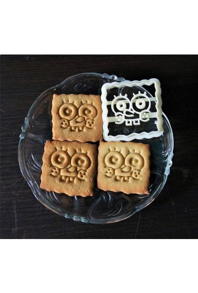 Sünger Bob Yılbaşı Kurabiye KALIBI-ISBILENTEKNOLOJI1683