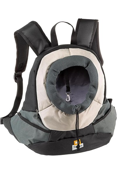 Ferplast Kangoo Küçük Irk Köpek Sırt Çantası Gri 41X20X43CM