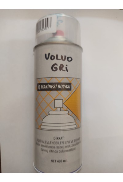 Msa Volvo Sprey Boya Gri 400 ml Iş Makinesi Boyası Msa Volvo Sprey Boya Gri 400 ml Iş Makinesi Boyası