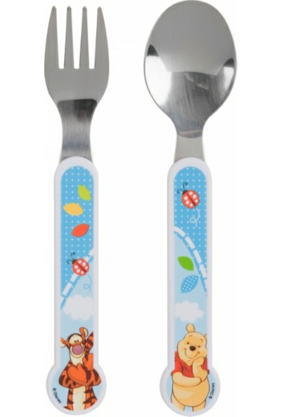 Kbobaby Disney Winnie The Pooh Çocuk Çatal Kaşık Seti