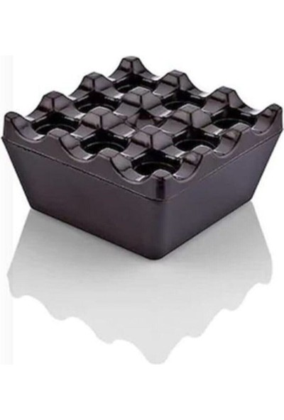 Entude Siyah Izgara Kül Tablası , Siyah Melamin Küllük Izgara