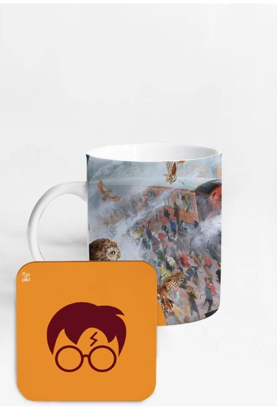 Harry Potter Kupa ve Bardak Altlığı Takım Harry Potter Kupa ve Bardak Altlığı Takım