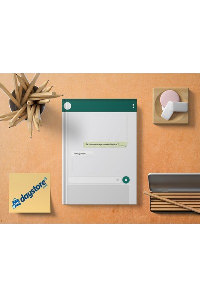Day Store Bir Insan Sevmeye Nereden Başlanır? Karton Kapak Defter Day Store Bir Insan Sevmeye Nereden Başlanır? Karton Kapak Defter