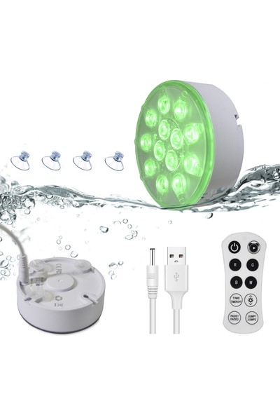 Wilxaw Havuz Dalışı İçin LED Işık - Beyaz (Yurt Dışından) Wilxaw Havuz Dalışı İçin LED Işık - Beyaz (Yurt Dışından)