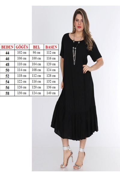 Büyük Beden Elbise Rahat Şık Tasarım