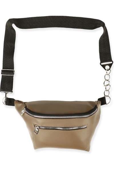 Atılgan Grp 2 Gözlü Zincir Askılı Kadın Bel ve Göğüs Çantası