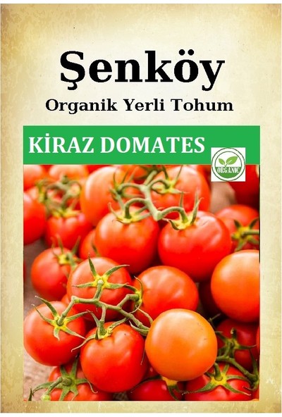 Şenköy Yerli Kiraz Domates Tohumu Doğal Ata Küçük Atıştırmalık Domates Tohumu Pakette 100 Adet Tohum Şenköy Yerli Kiraz Domates Tohumu Doğal Ata Küçük Atıştırmalık Domates Tohumu Pakette 100 Adet Tohum