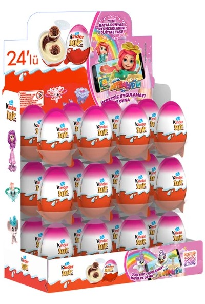 Kinder Joy Kızlara Özel 20 G X24 Adet Kinder Joy Kızlara Özel 20 G X24 Adet