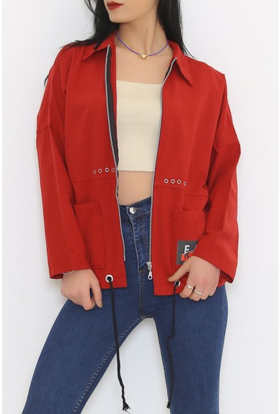 Moda Kulübü Gabardin Ceket Bordo - 1069.1367. Moda Kulübü Gabardin Ceket Bordo - 1069.1367.