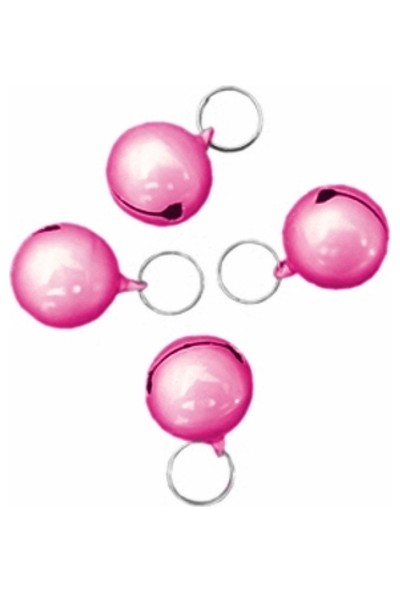 Berrin Store Doggie Kedi Köpek Tasma Çanı Pembe 1,4*1,4 cm