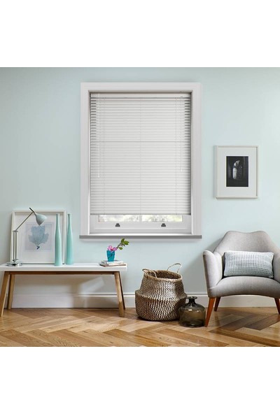 25 mm Beyaz Alüminyum Jaluzi