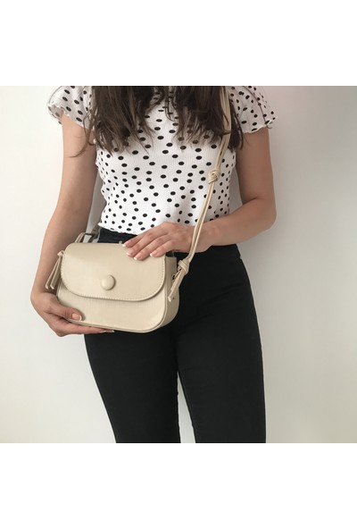 Düğüm Detaylı El ve Omuz Çantası