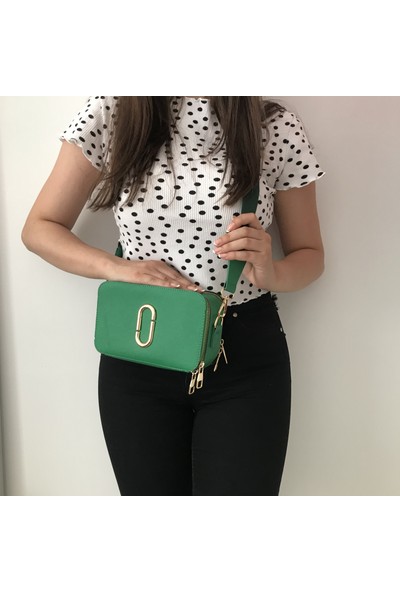 Toka Detaylı Çok Gözlü Çanta