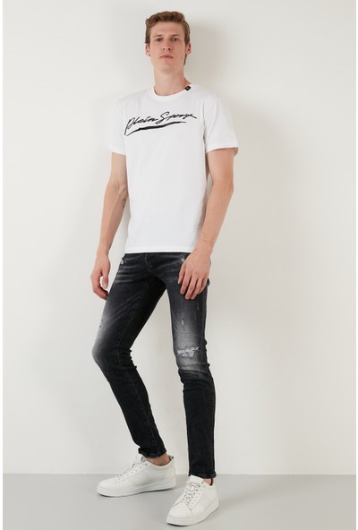 Exxe Yüksek Bel Slim Fit Dar Paça Pamuklu Jeans Erkek Kot Pantolon 629DSK002 Exxe Yüksek Bel Slim Fit Dar Paça Pamuklu Jeans Erkek Kot Pantolon 629DSK002